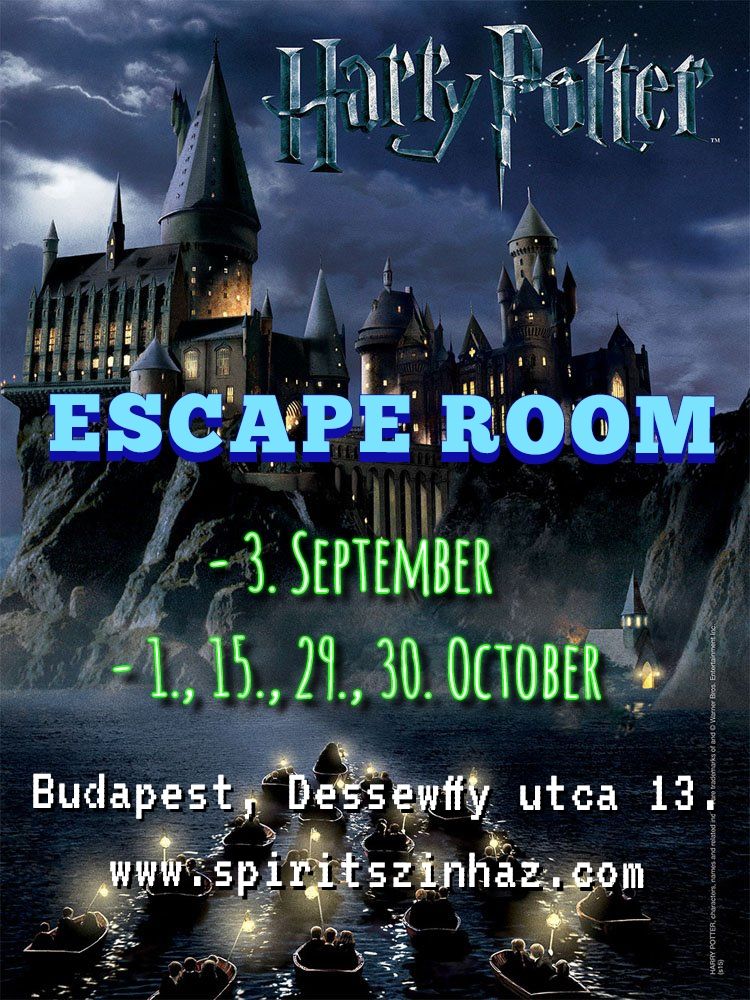 HARRY POTTER Escape Room - Spirit Színház | Jegy.hu